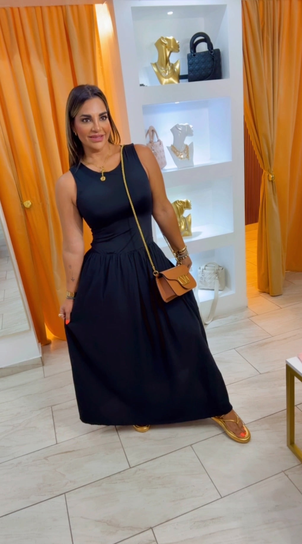 Laos Black Dress (stretch) – Fashion Trends